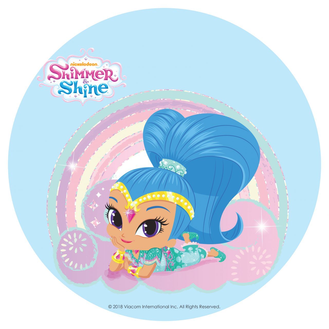 Blue Shine Ice Cream Cake - Swensen's Singapore